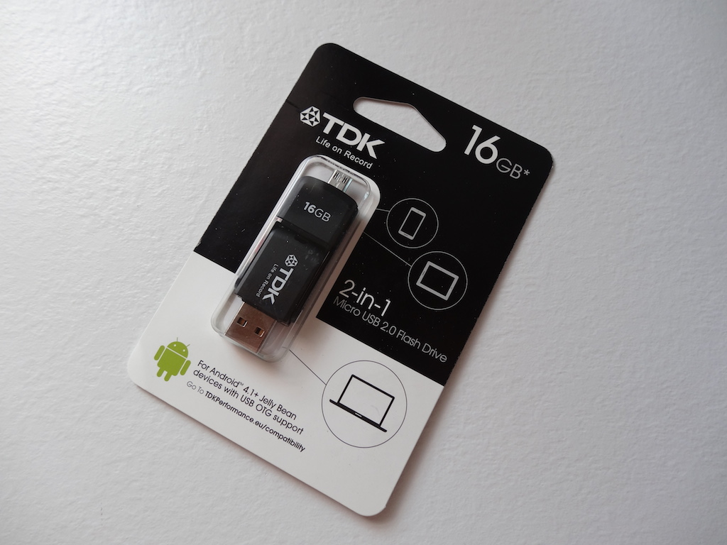 Recensione TDK USB 2 in 1 per Android. Pendrive 16GB + USB OTG a 19,99 €. | Tecnophone.it
