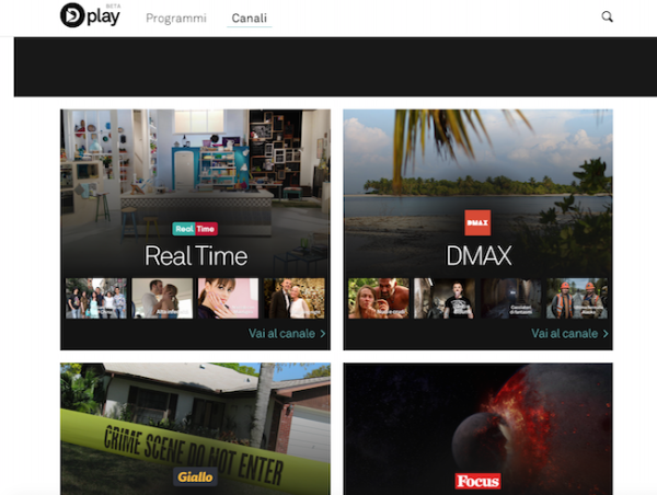 Discovery Italia lancia Dplay. Guarda on demand Real Time, Dmax, Focus ...